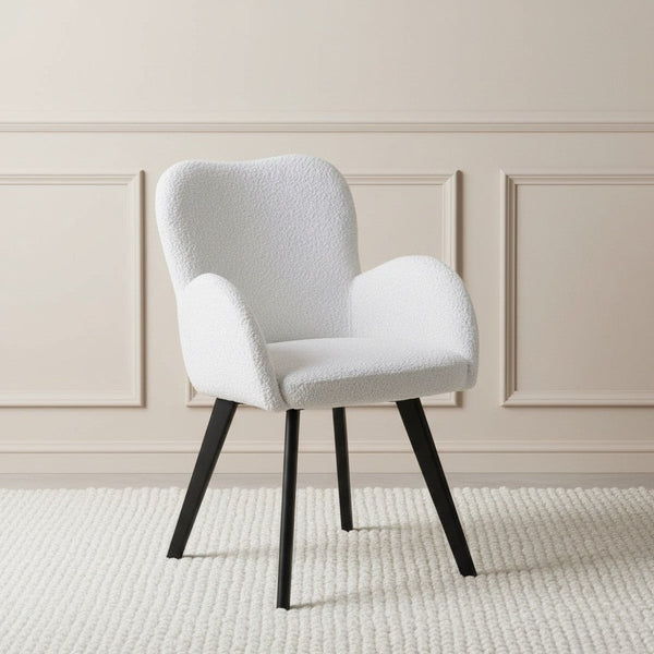 Harper Bouclé Dining Chair – Urban Lifestyle